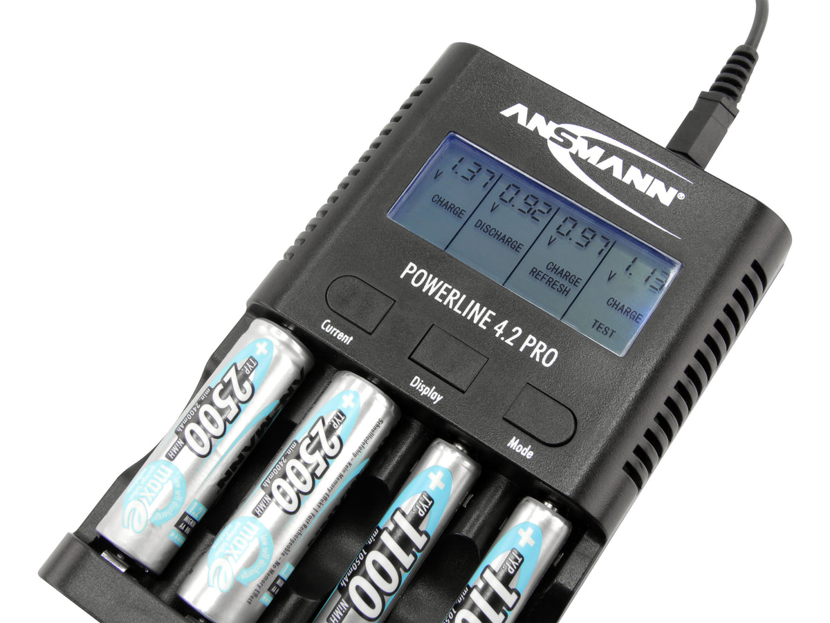 Ansmann Powerline 4.2 Pro Battery Charger and Tester – Ansmann-LMS Group